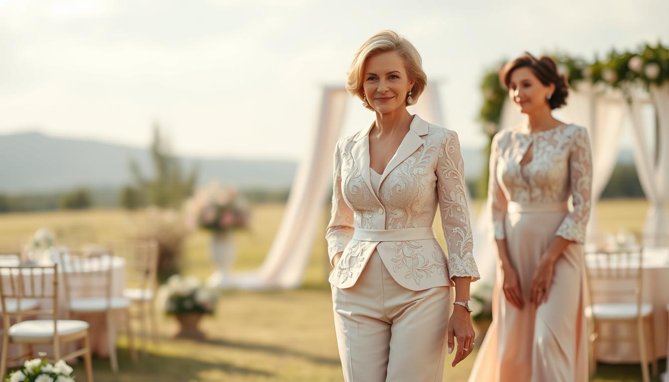 Eleganter Hosenanzug Hochzeit Damen